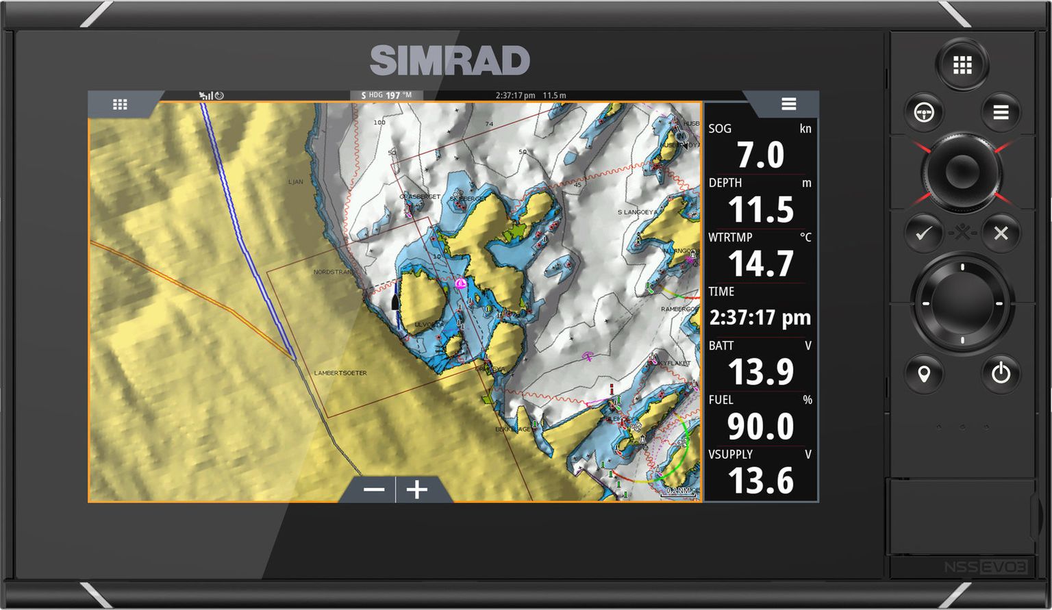 Картплоттер SIMRAD NSS9 EVO3 Код товара: 000-13238-001 | Купить в ...